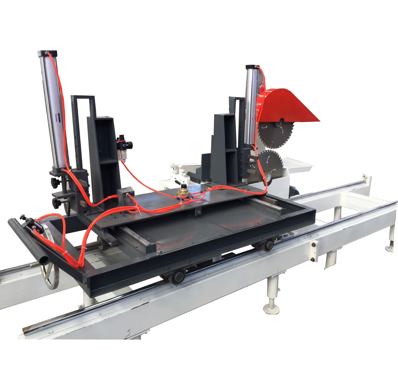 TT1500 Manual type wood sliding table sawmill Electrical Circular saws ...