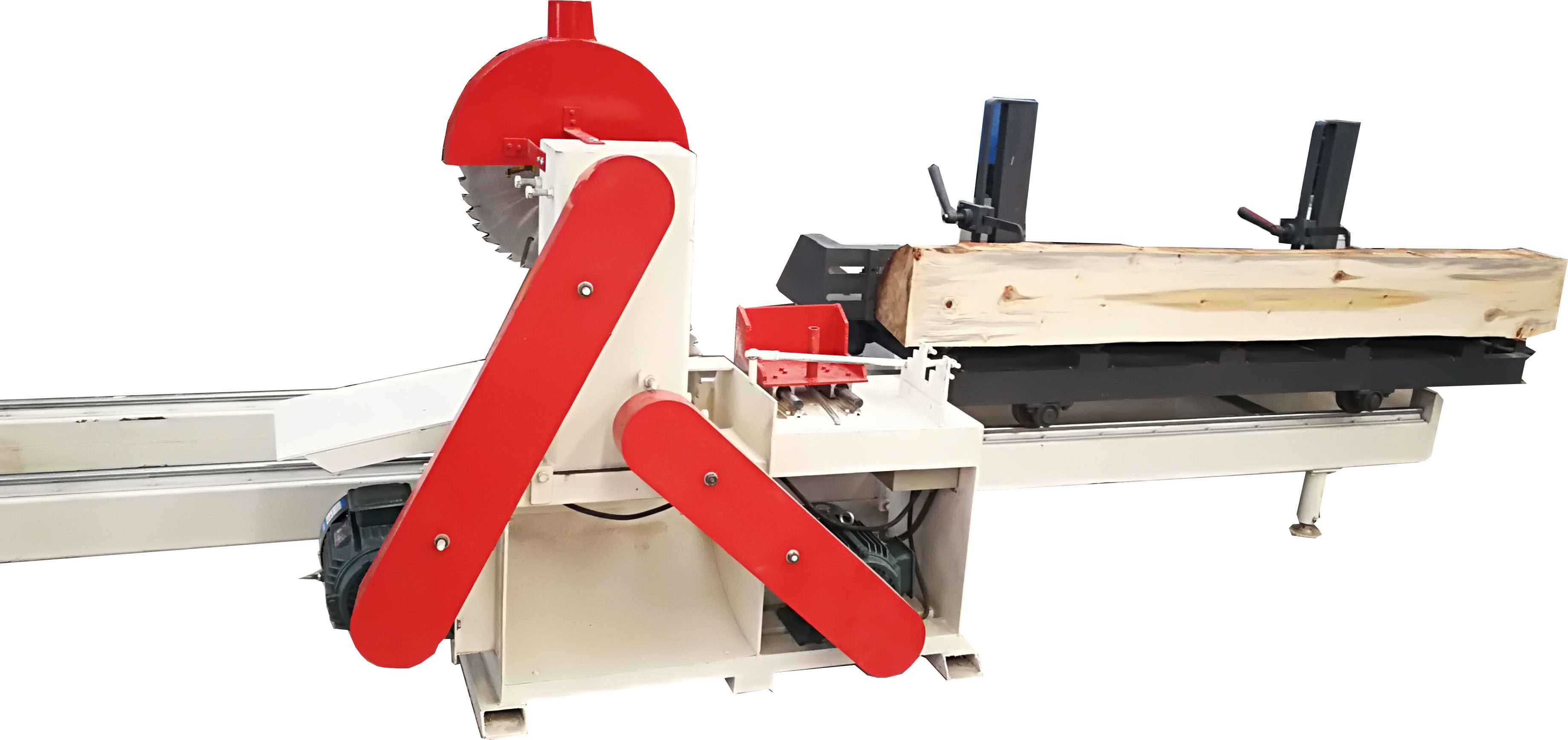 Heavy Duty Circular Twin Blades Lumber Saw Mill Auto Feeding Sawmill ...