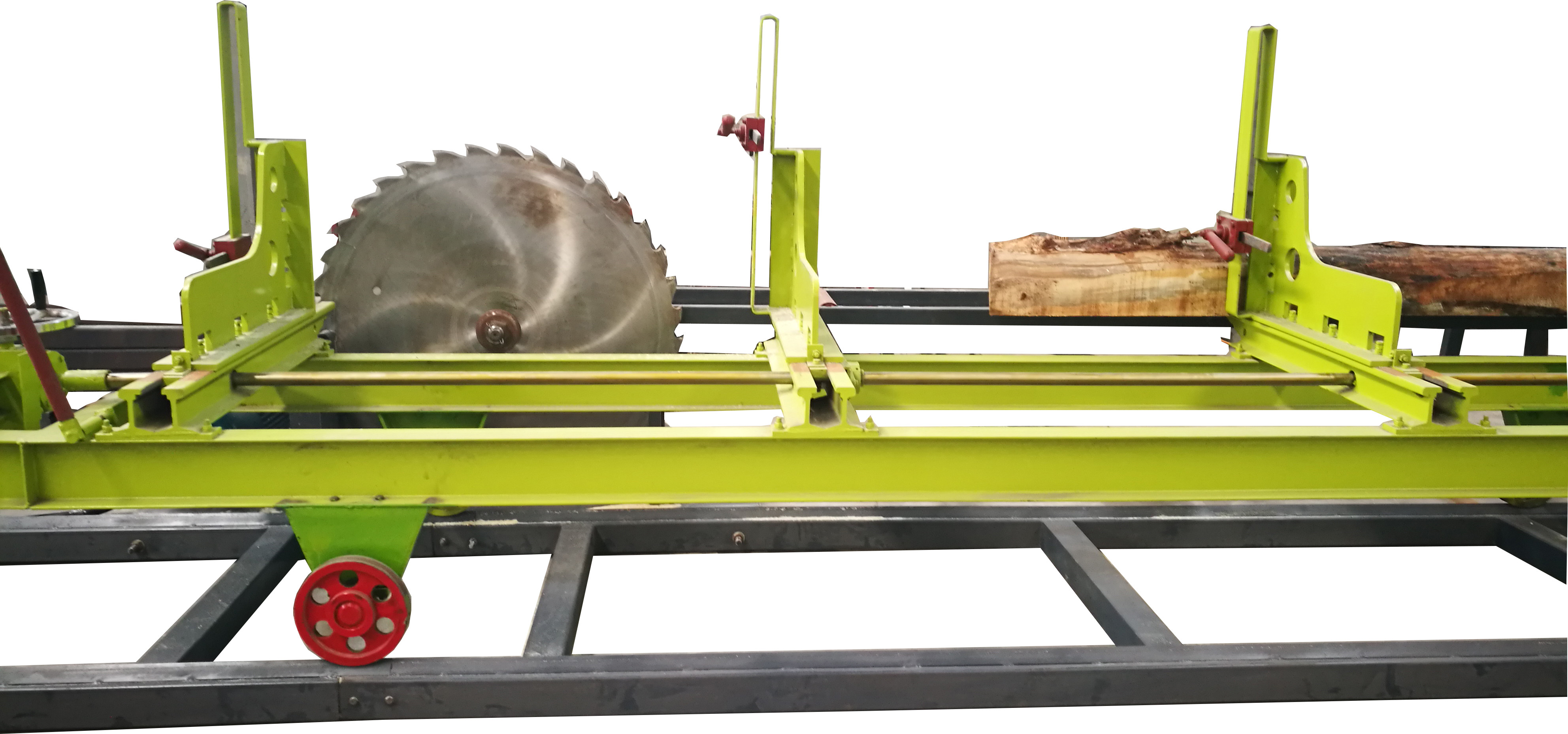1200mm Wood Cutting Circular Blade Sawmill Machine With Log Carriage