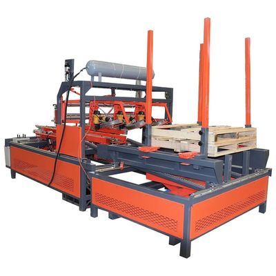 Wood Pallets Block Nailing Machines Assembly Line Equipment Nailer ...