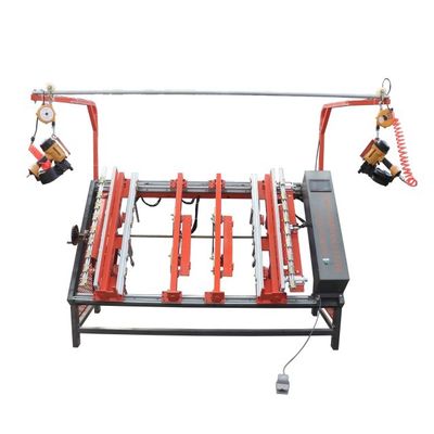Pneumatic Pallet Nailing Table, Stringer Wood Pallet Nailing Machine ...